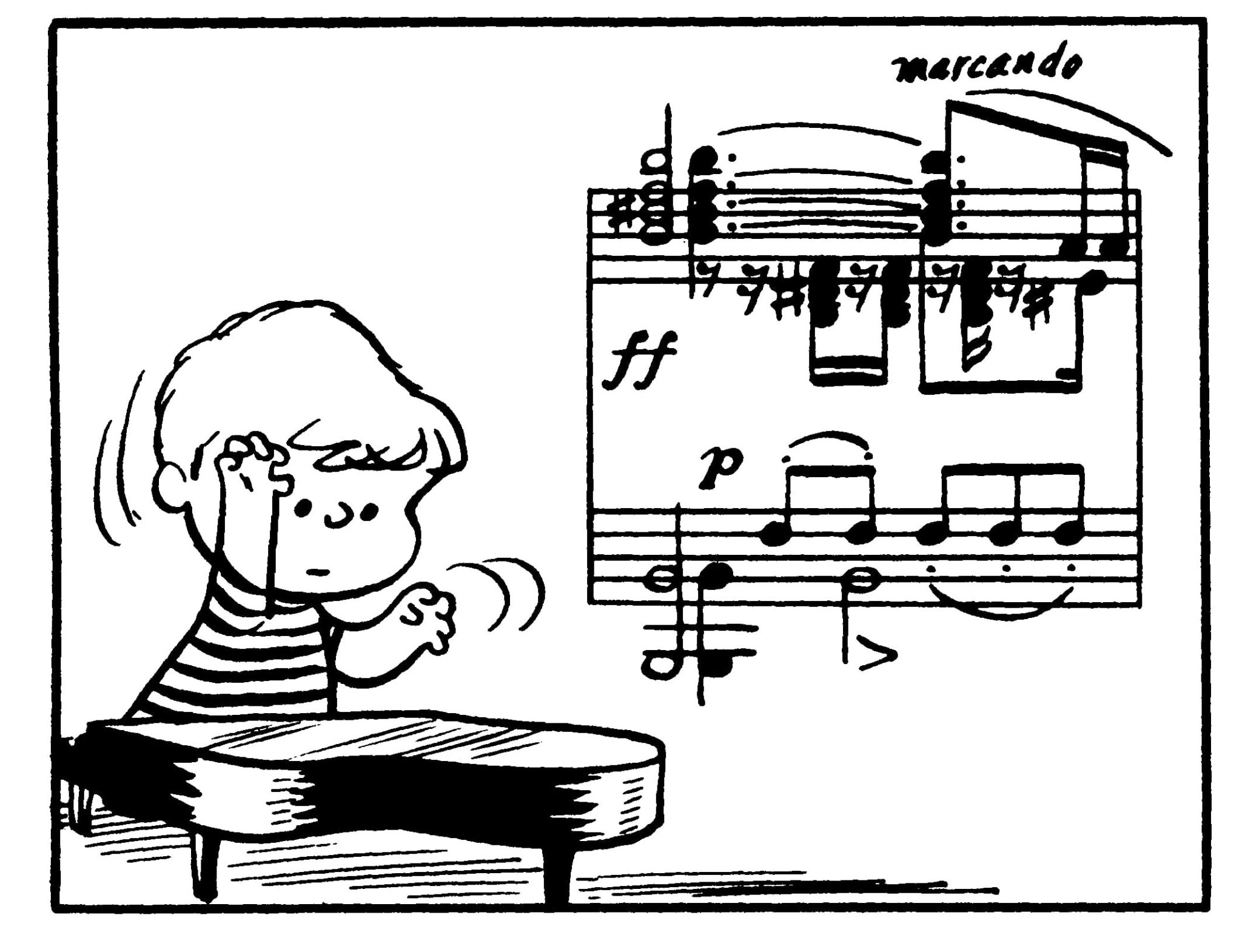 The Good Grief Of Beethoven On Schroeder's Toy Piano In 'Peanuts ...